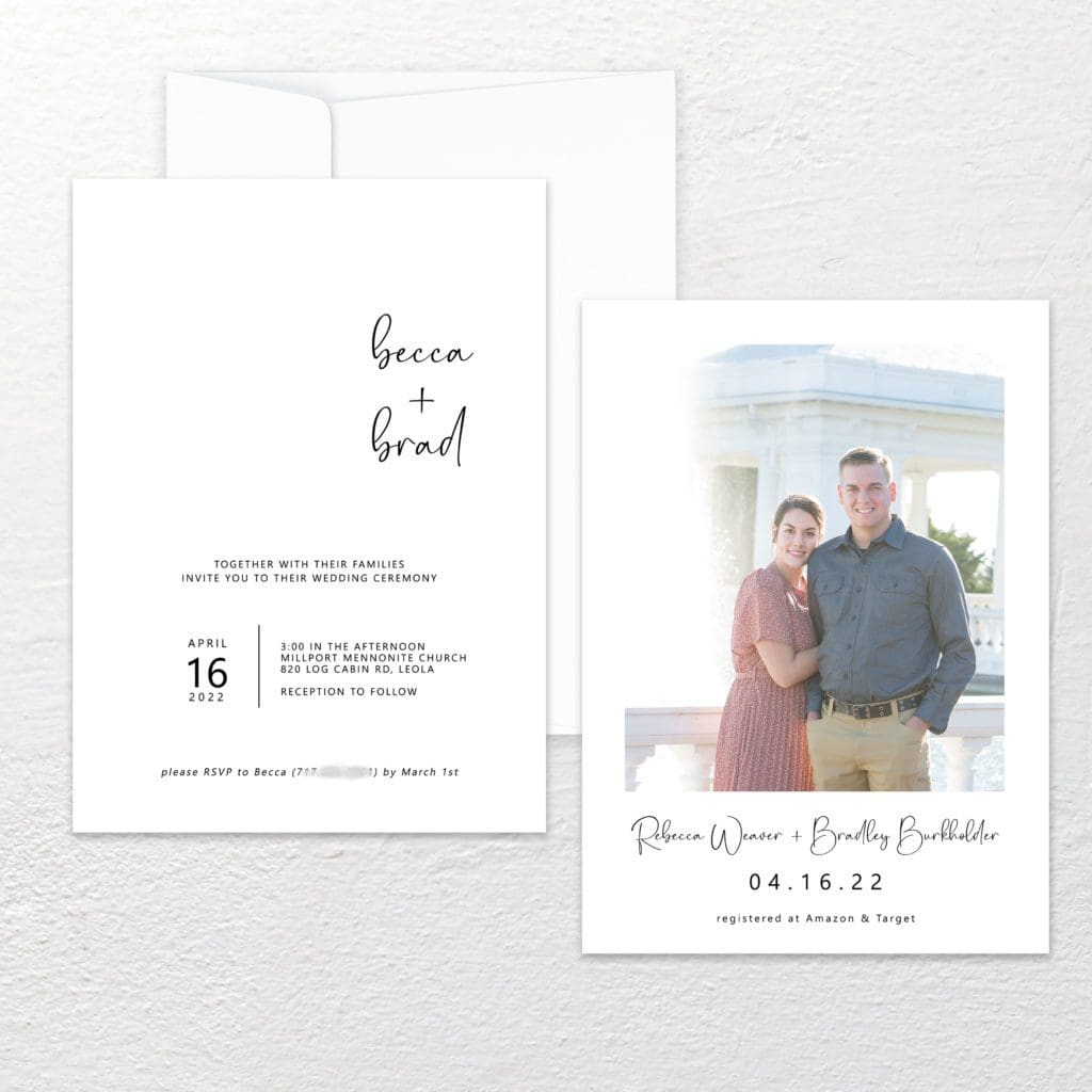 Dexter Wedding Invitation Suite | Springhouse Creative