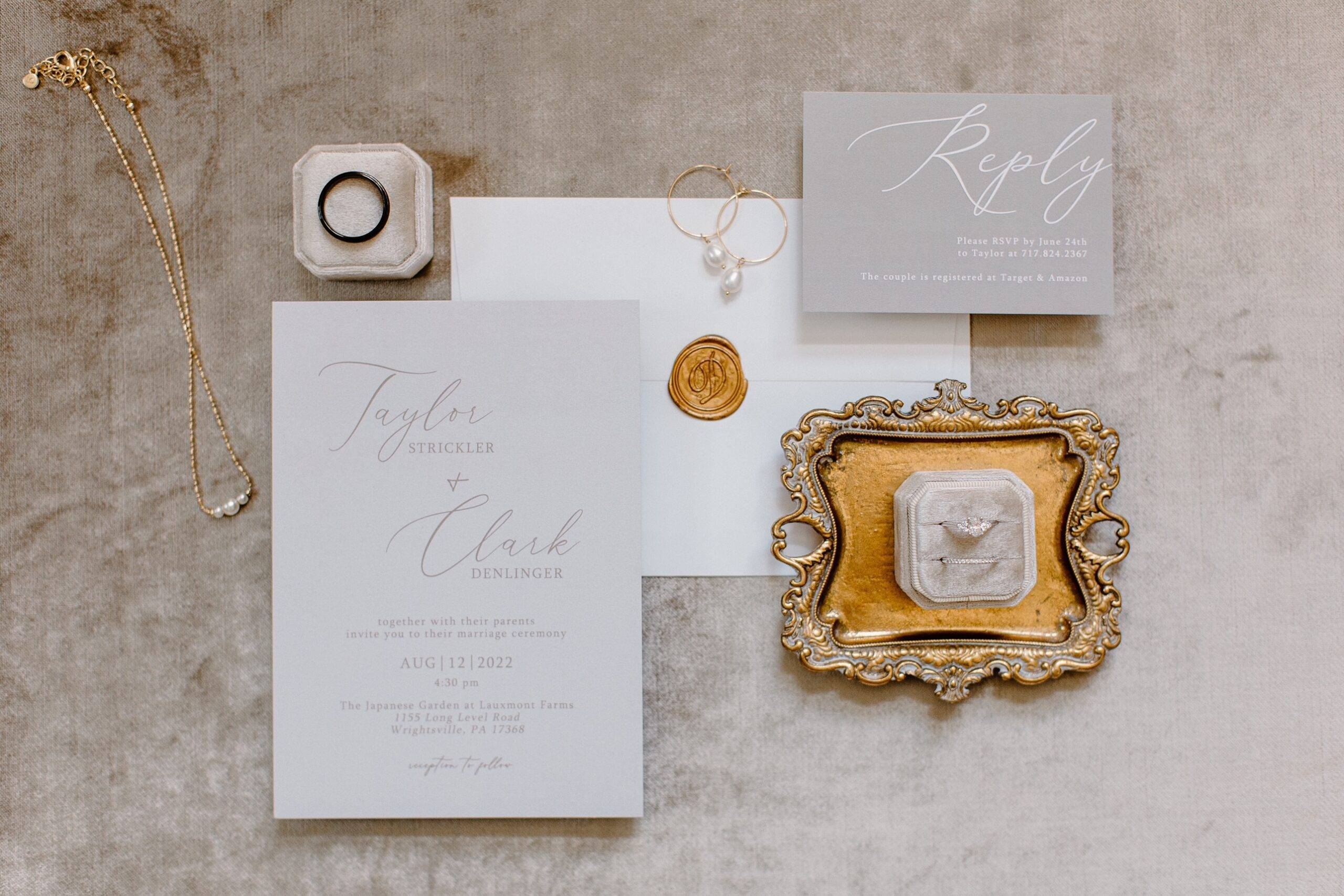 Taylor Wedding Invitation | Springhouse Creative