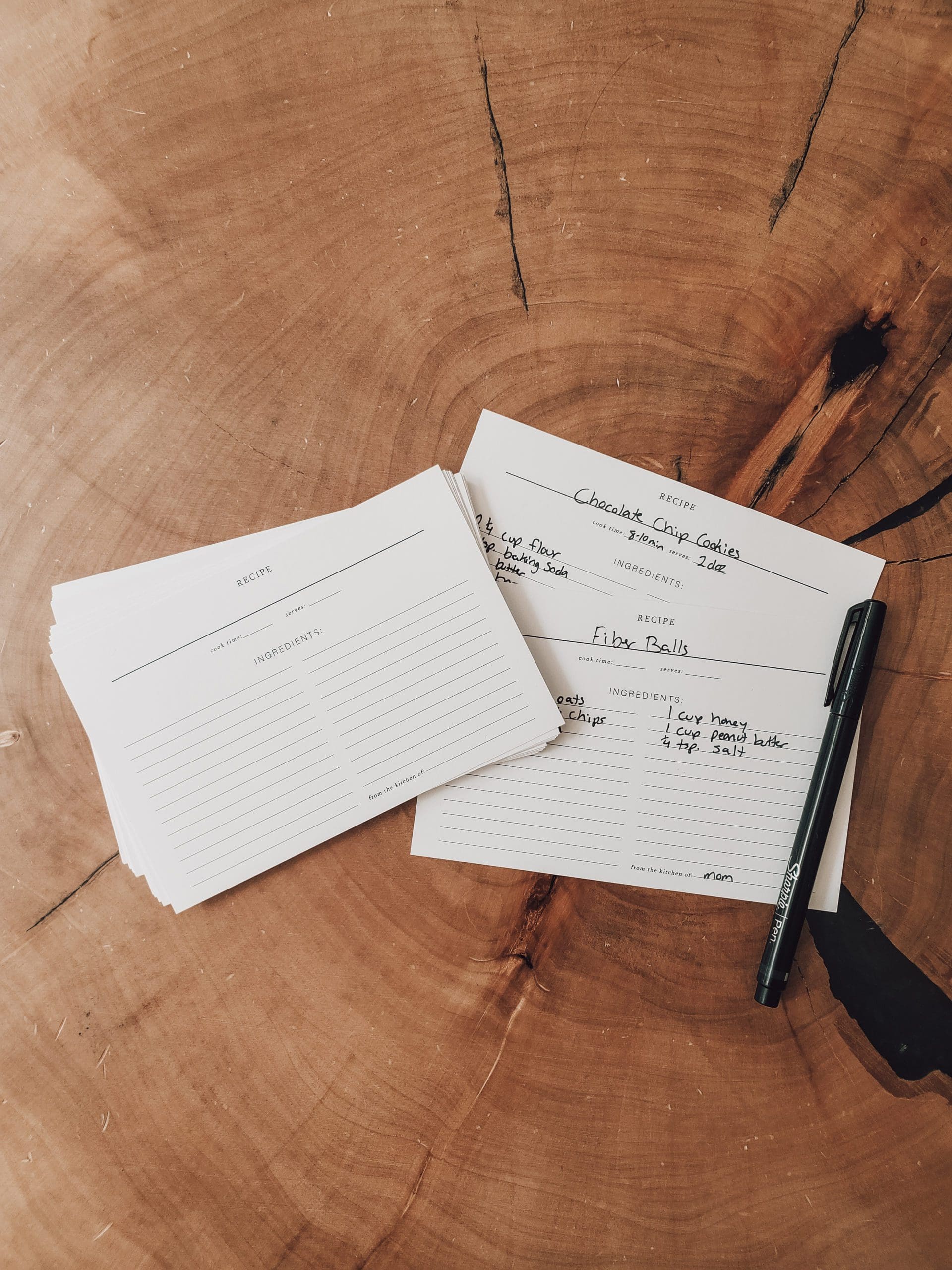 Recipe Cards | Springhouse Creative