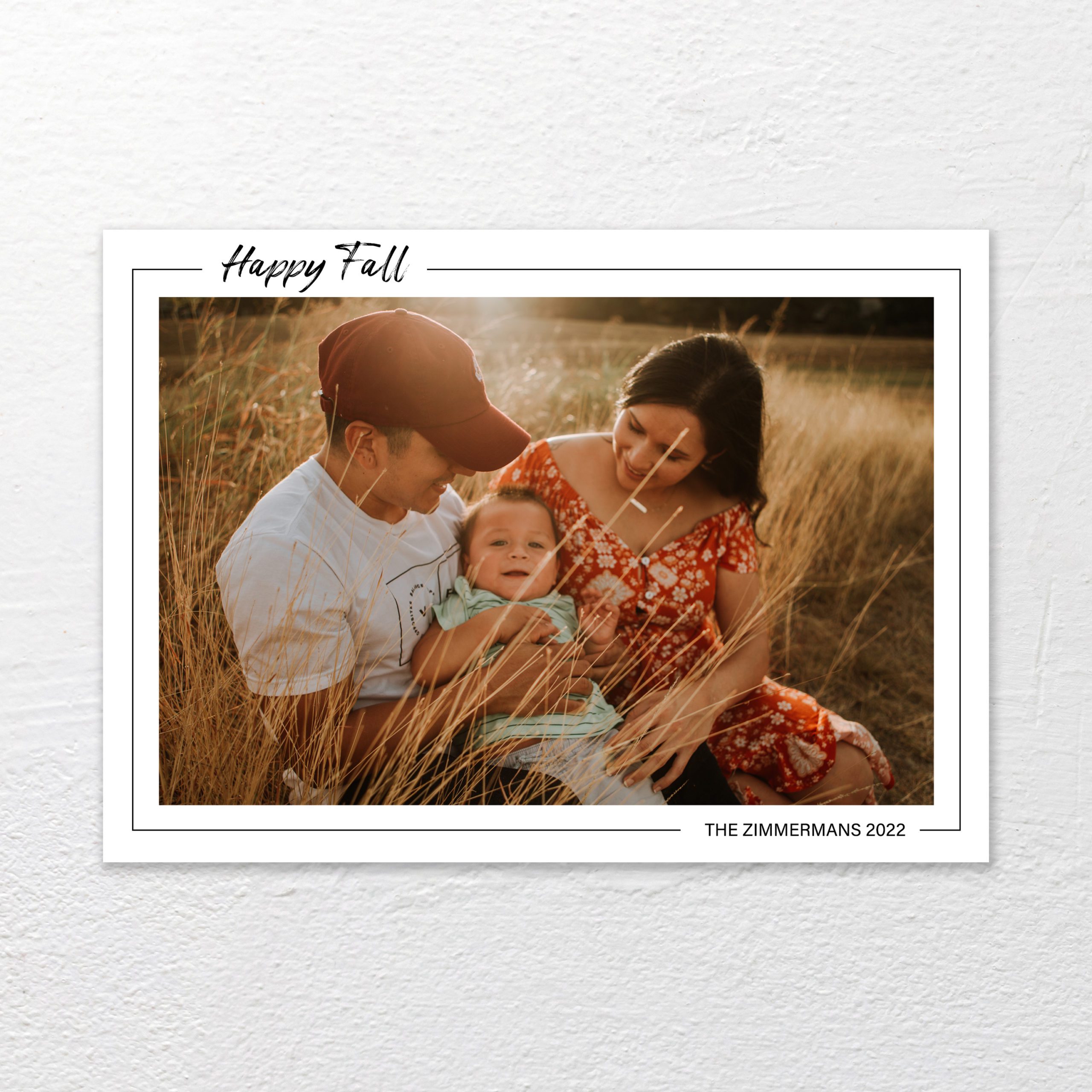Happy Fall - Thanksgiving Photo Cards | Springhouse Creative