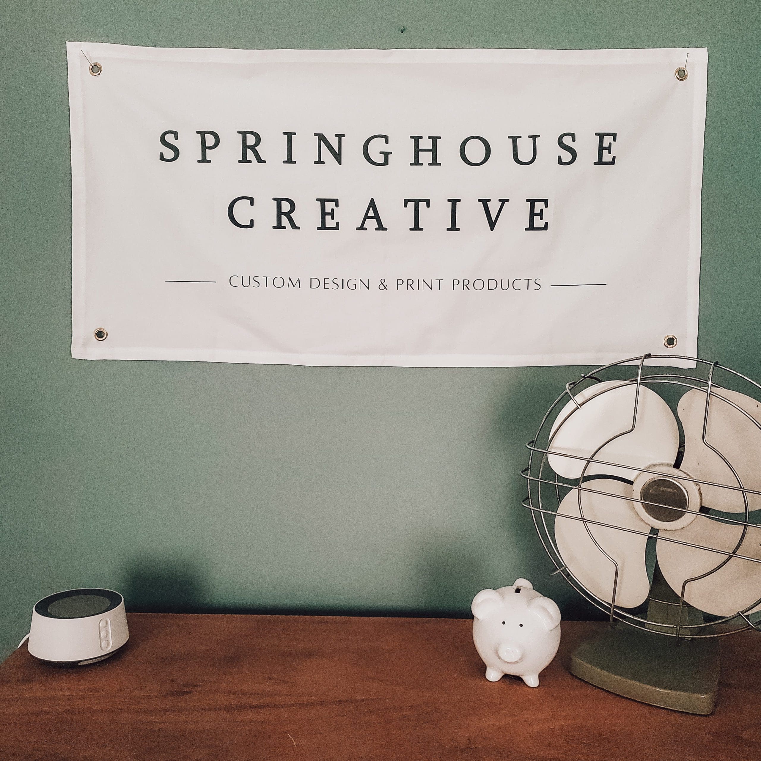 Custom Canvas Banner/Flag | Springhouse Creative