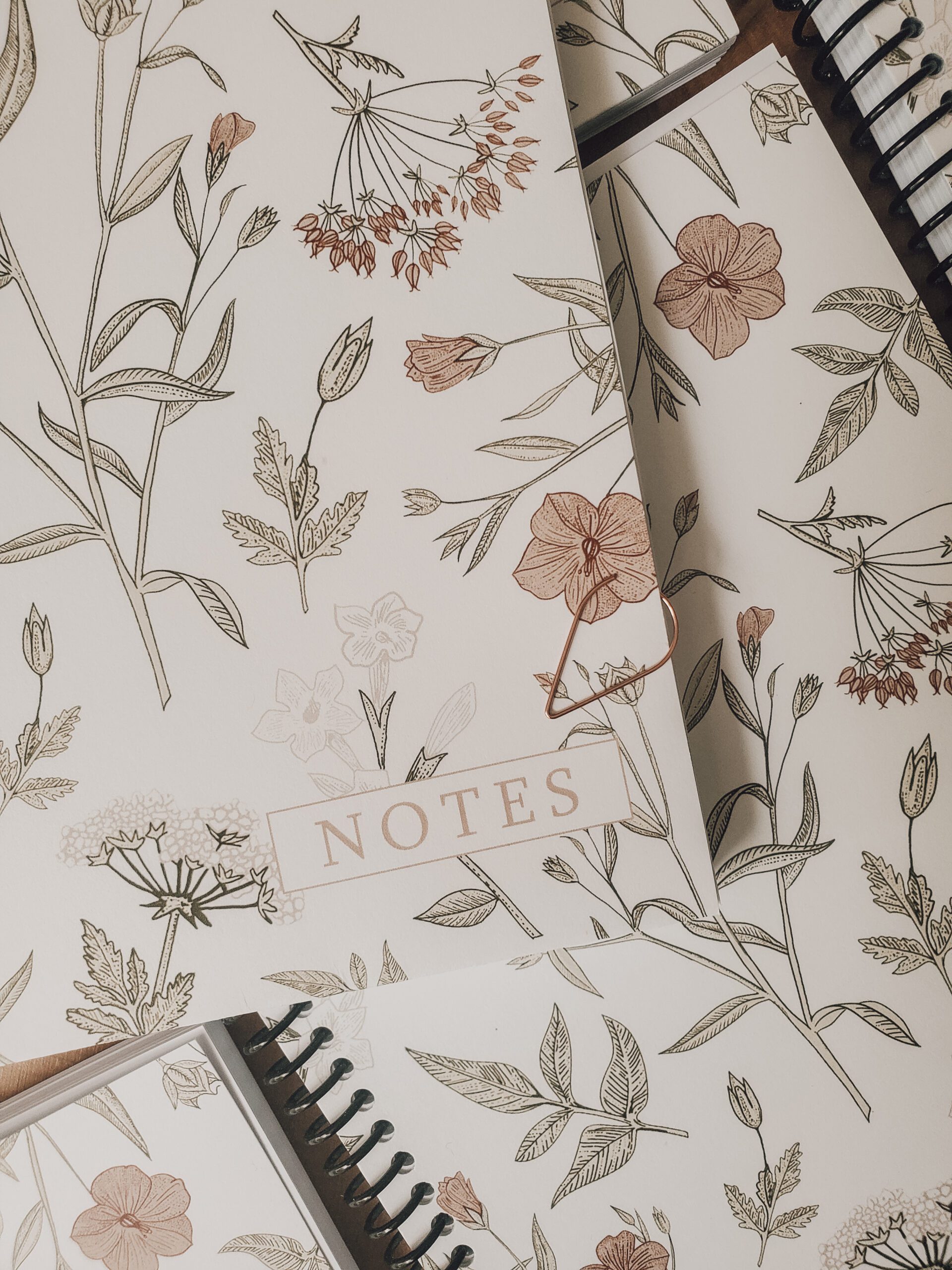 Hand Drawn Vintage Floral Notebook | Springhouse Creative