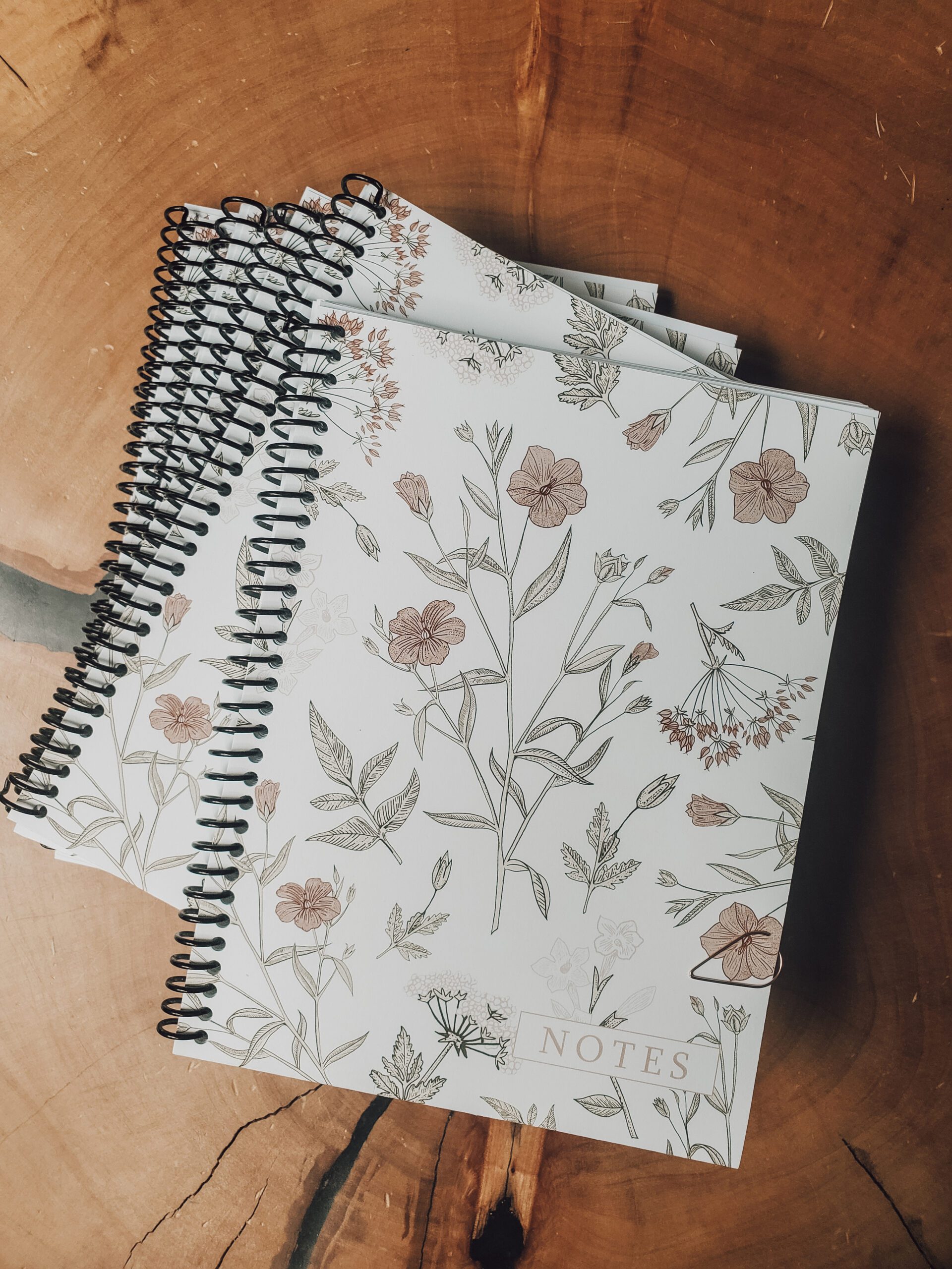 Hand Drawn Vintage Floral Notebook | Springhouse Creative