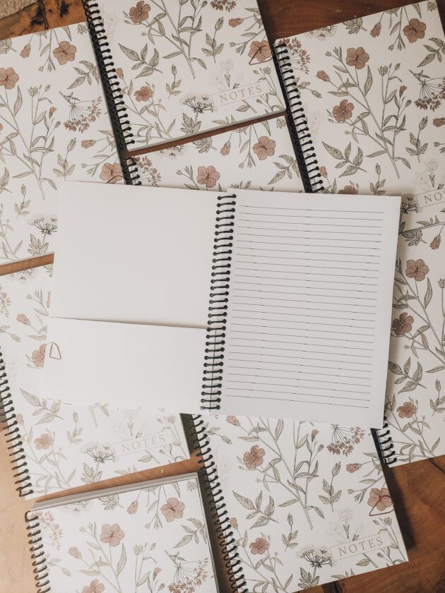 Hand Drawn Vintage Floral Notebook | Springhouse Creative