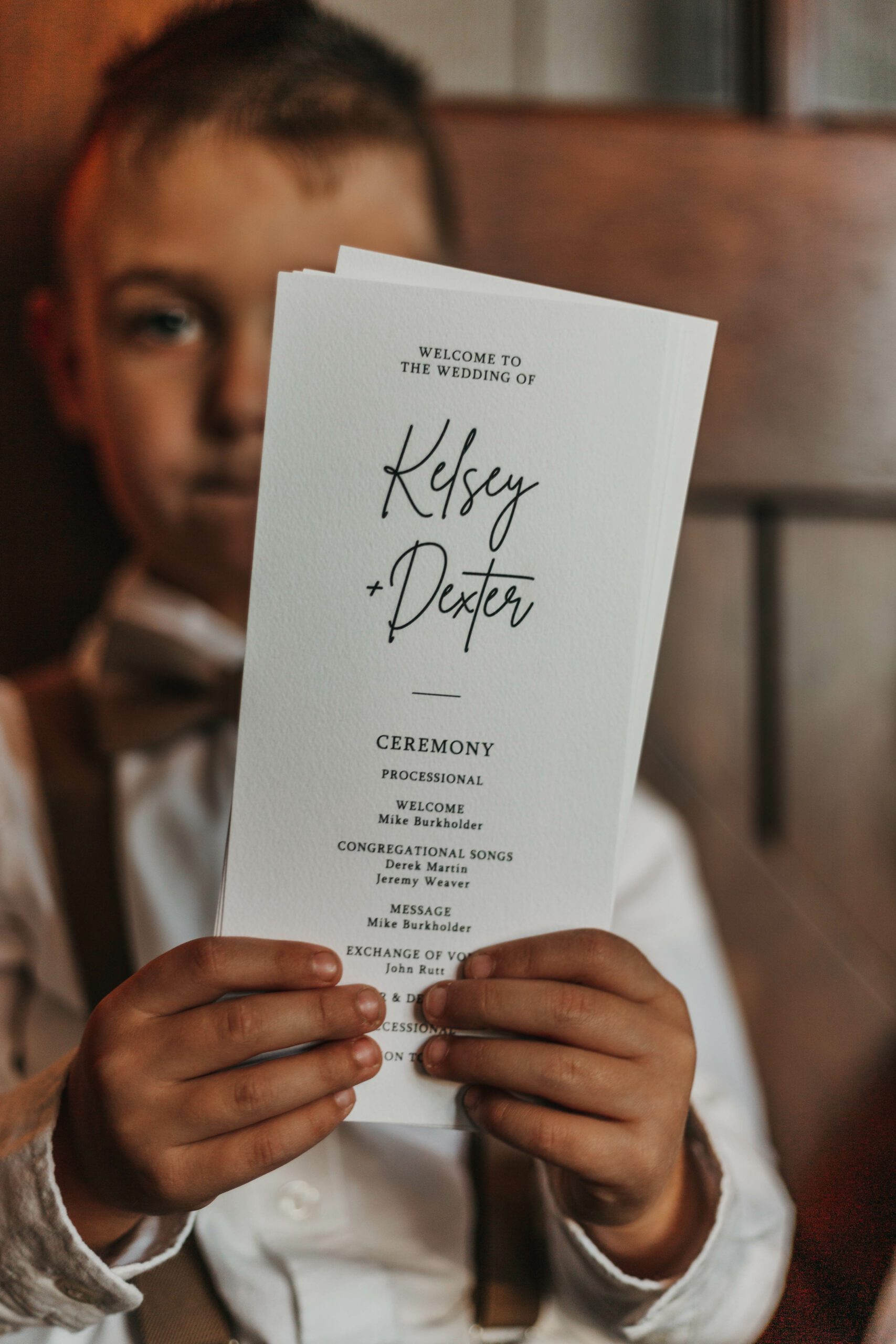 Dexter Wedding Programs | Springhouse Creative