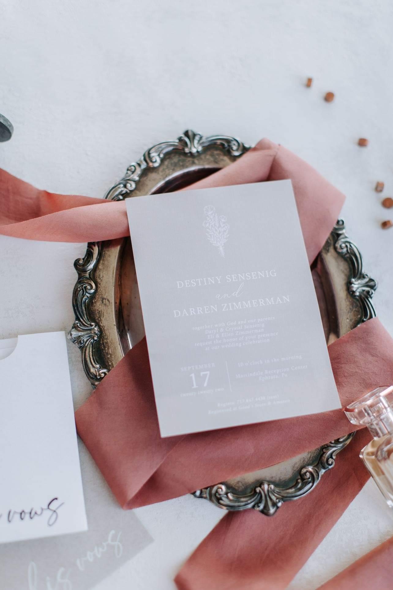 Destiny Wedding Invitation | Springhouse Creative