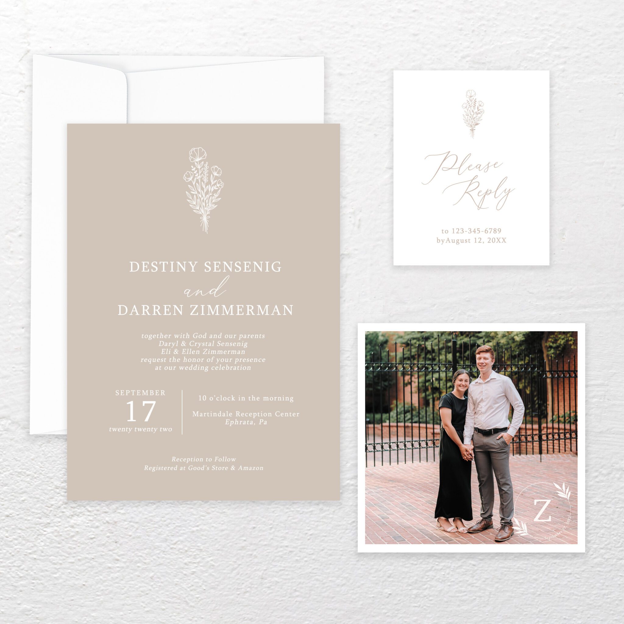 Destiny Wedding Invitation | Springhouse Creative
