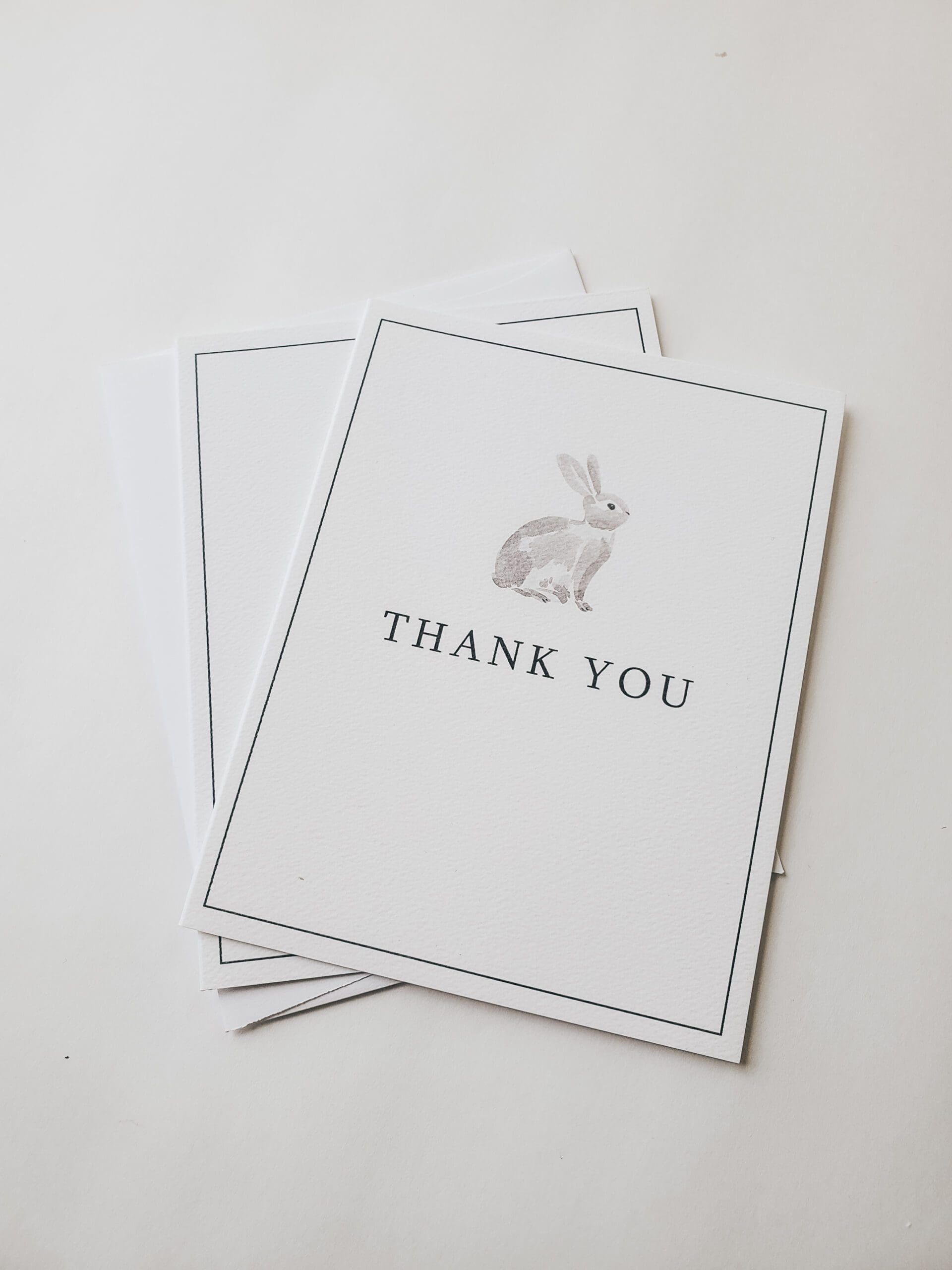 Bunny Rabbit Thank You | Springhouse Creative