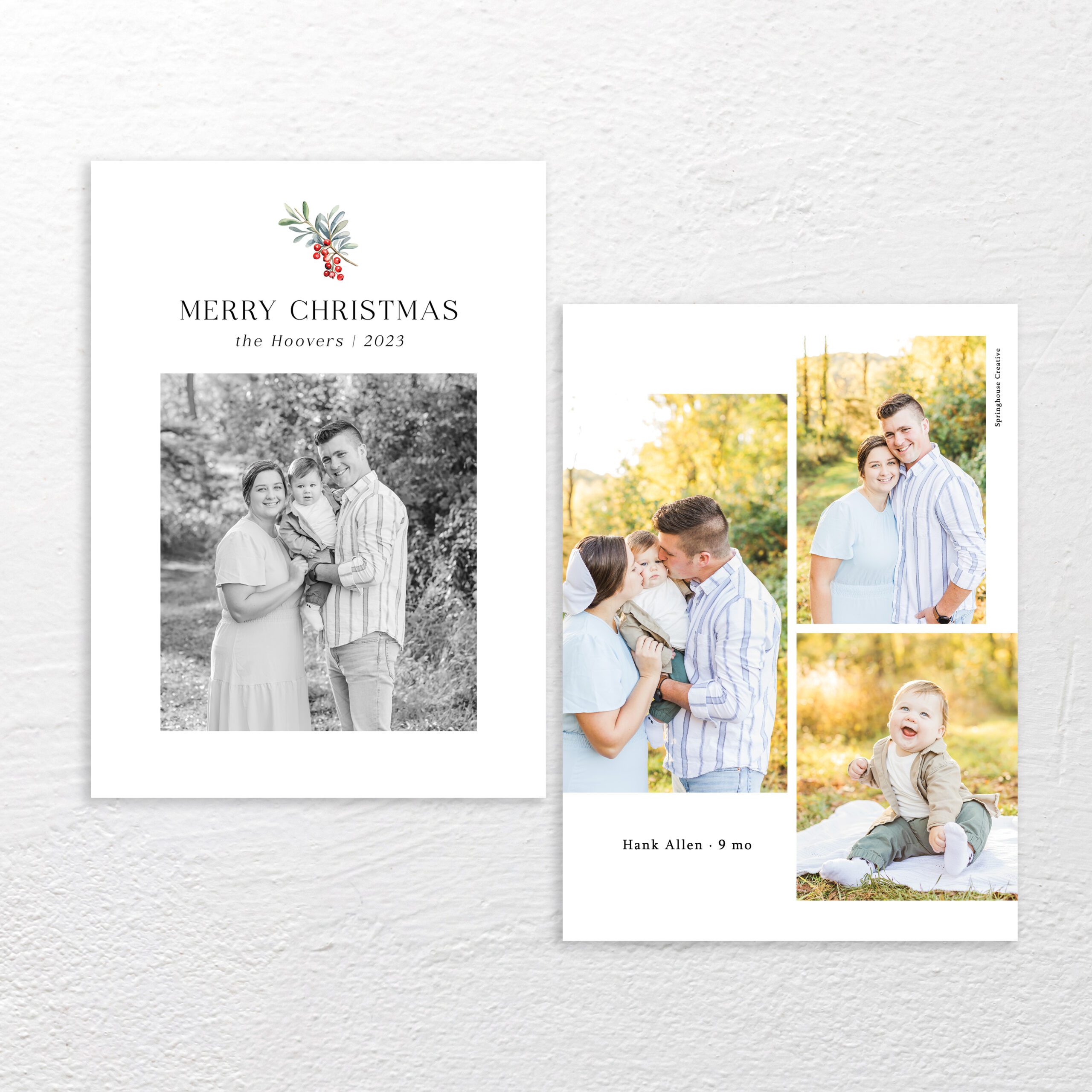 Holly Berry - Christmas Photo Card | Springhouse Creative