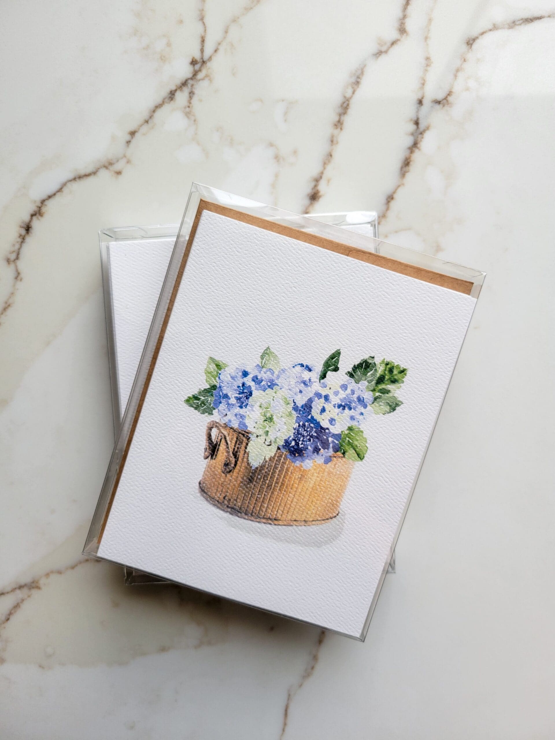 Blue Hydrangea | Greeting Cards | Springhouse Creative