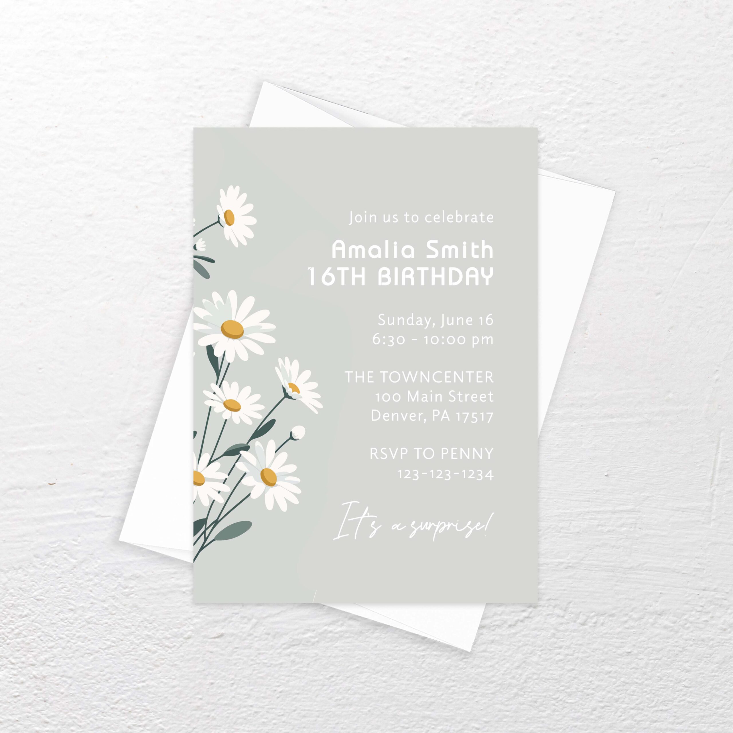 Daisy Invitation | Springhouse Creative