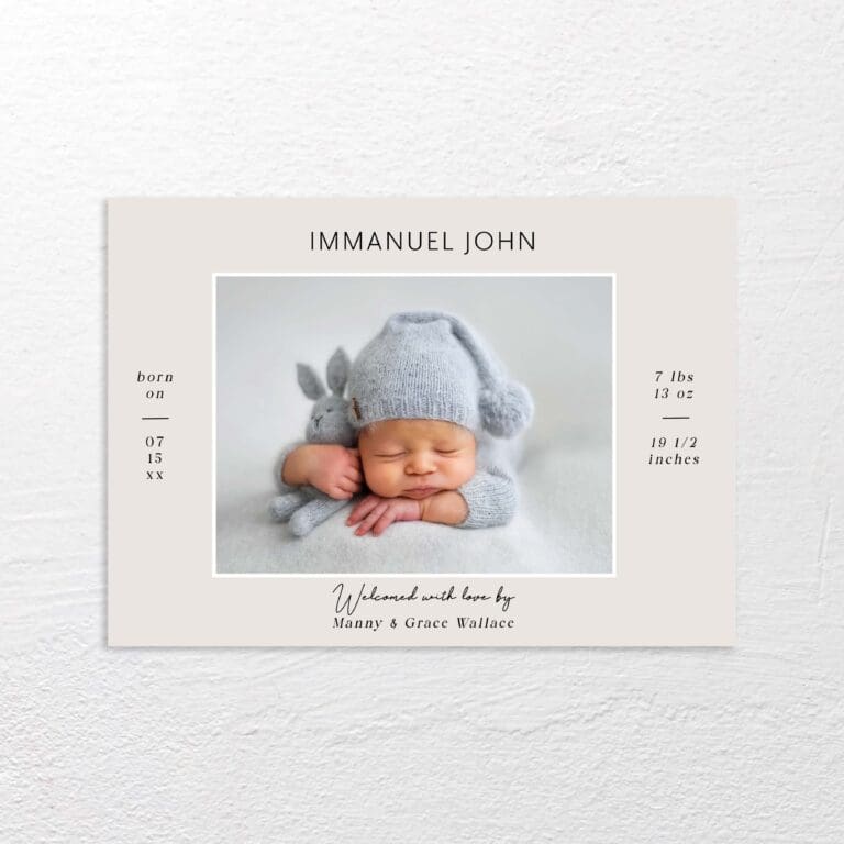 Birth Announcement Cards | Springhouse Creative
