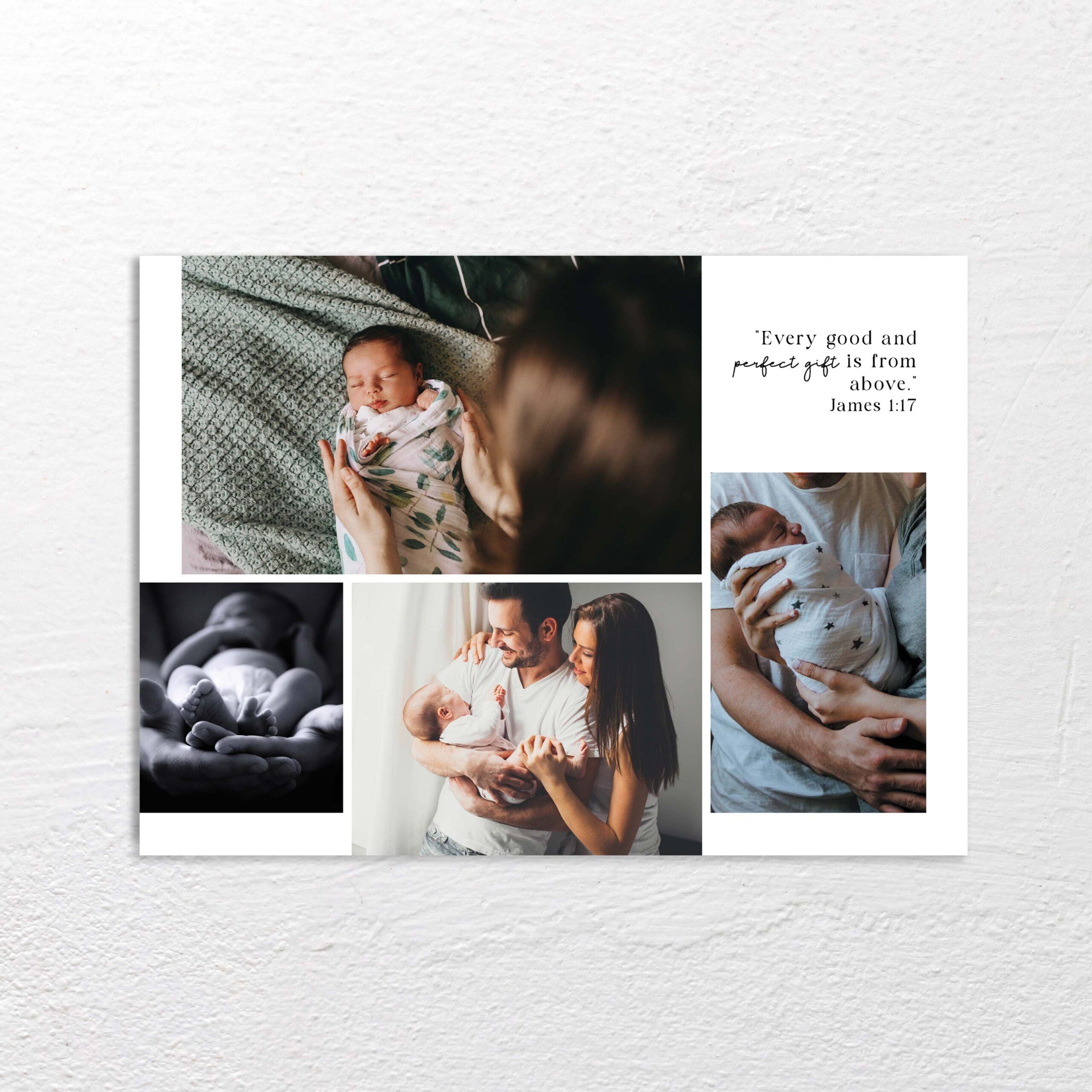 Judah Baby Announcement Card | Springhouse Creative